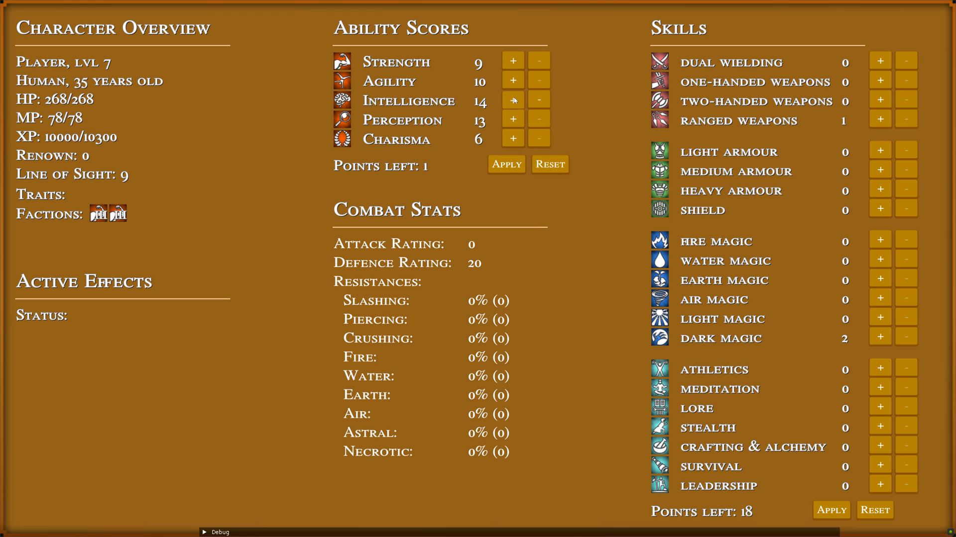 Gui Character Sheet Sigil Of Kings