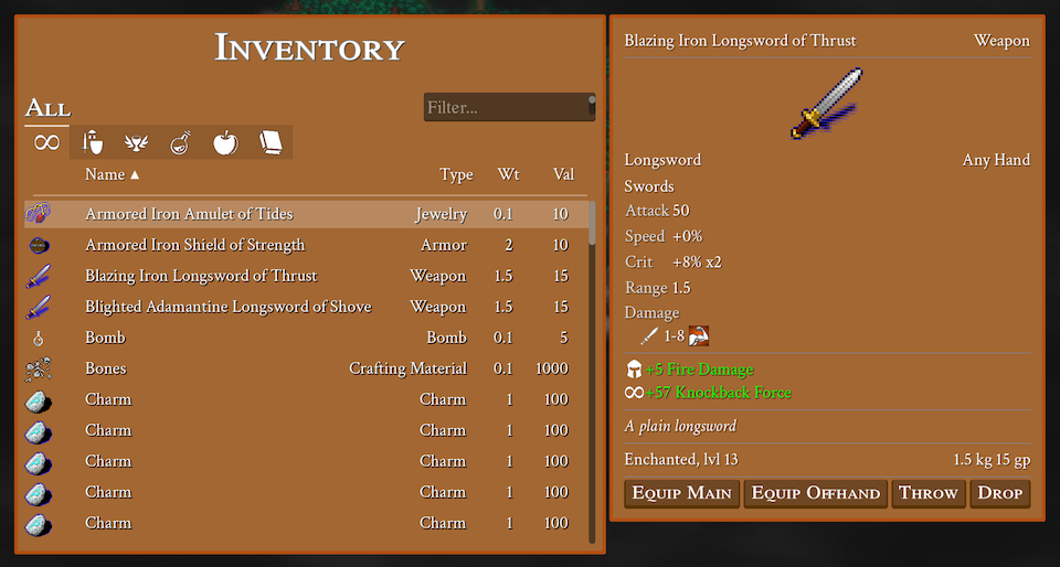 Enchantments, GUI, Charms | Sigil of Kings